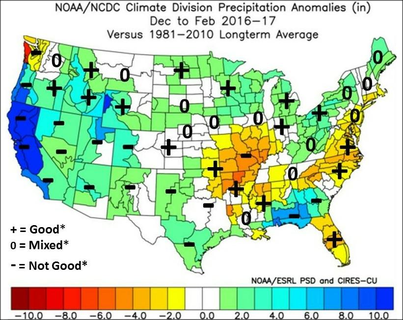 Review of CPC 2016-17 Winter Forecasts